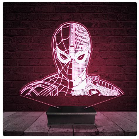 Luminária Homem Aranha personalizamos seu nome Elo7