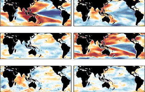 Pearson Correlation Coefficients Between Mean Annual Rainfall Over The