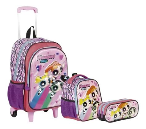 Morral Escolar Sestini Infantil Kit Mochila Escolar Meninas Super