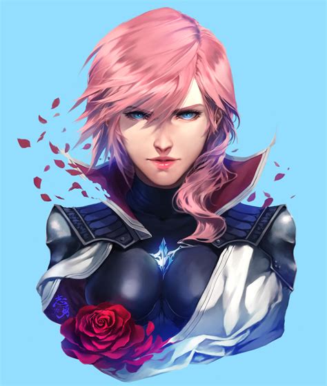 Lightning Farron Final Fantasy And 1 More Drawn By Shiyuu Shiyu