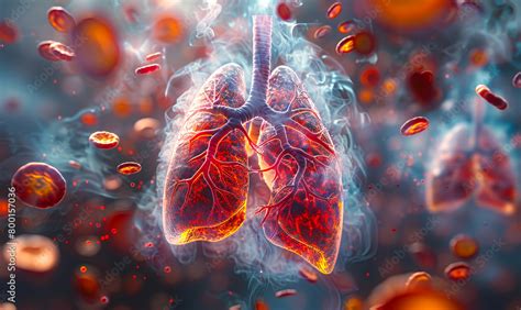 Patient Medical Education Illustration Of Pulmonary Embolism Blood