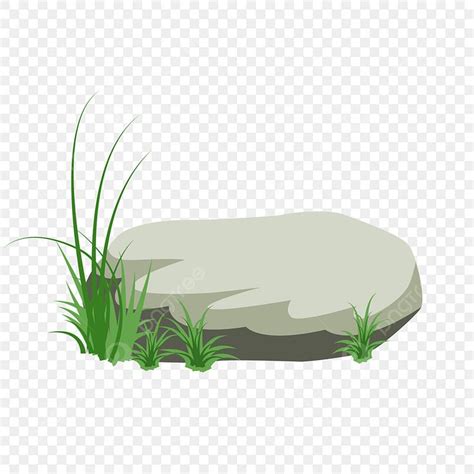 Grass Stone Vector Hd Images Grass Stone Light Color Forest