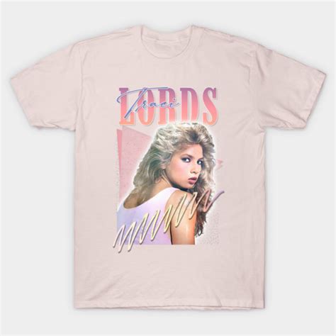 Traci Lords 80s Retro Fan Design Traci Lords T Shirt Teepublic