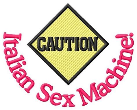 Caution Sex Machine Machine Embroidery Design Embroidery Library At GrandSlamDesigns Com
