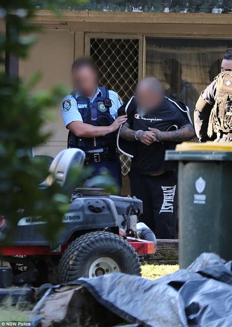 Lone Wolf Outlaw Bikie Arrested After Police Raids Daily Mail Online