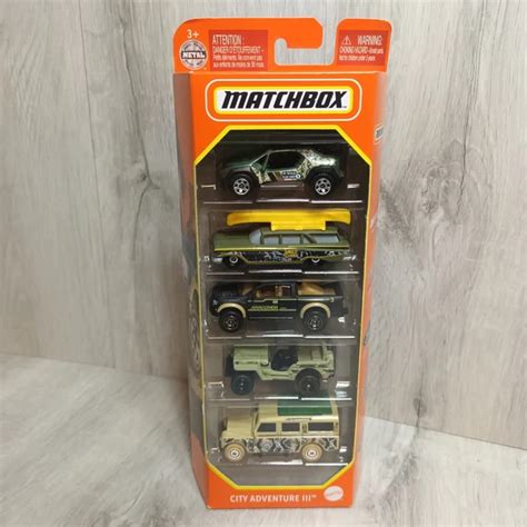 Matchbox City Adventure Iii 5 Pack New Collectable Toy Model Cars £