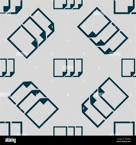 copy file sign icon duplicate document symbol seamless pattern with