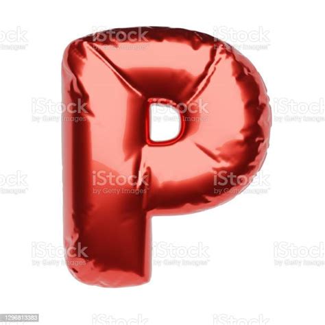 흰색에 고립 된 빨간 풍선으로 만든 편지 P 3d 렌더링 그림입니다 0명에 대한 스톡 사진 및 기타 이미지 0명 고립 색상