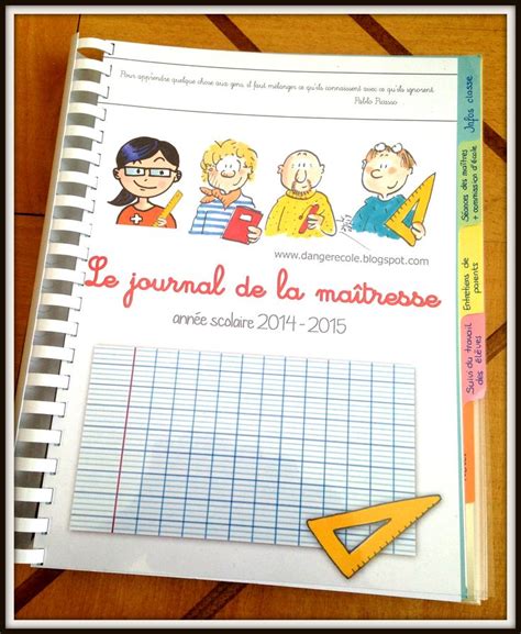 Le Journal De La Maîtresse Version 2014 2015 Chez Maîtresse Ecline