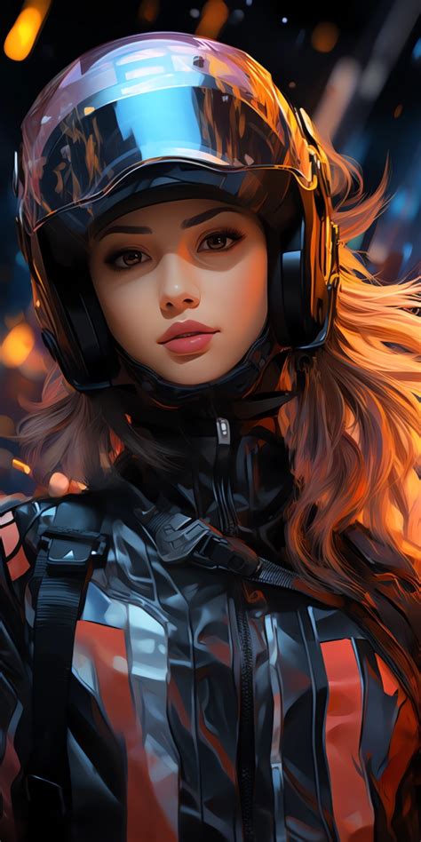 机车女孩 美女手机静态壁纸 美女手机壁纸下载 元气壁纸