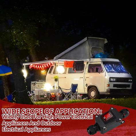 2 Pcs 12v Inline Switch Waterproof Inline Cord Switch Waterproof Toggle