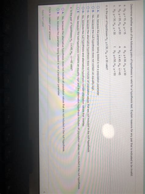 solved determine whether each of the following pairs of