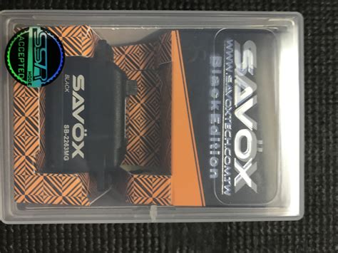 Savox Sb 2263mg Shorty Brushless Servo Black Edition R C Tech Forums