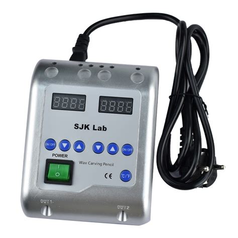 Sjk Dental Electric Waxer แกะสลักเครื่องปากกาคู่ 6 ขี้ผึ้งเคล็ดลับชุด