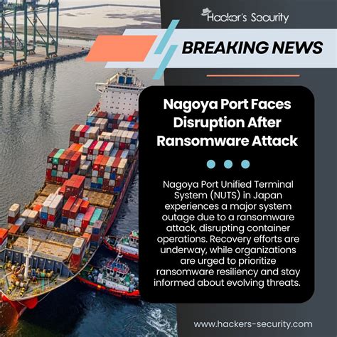 Secgaps On Linkedin Nagoyaport Ransomwareattack Cybersecurity Criticalinfrastructure…