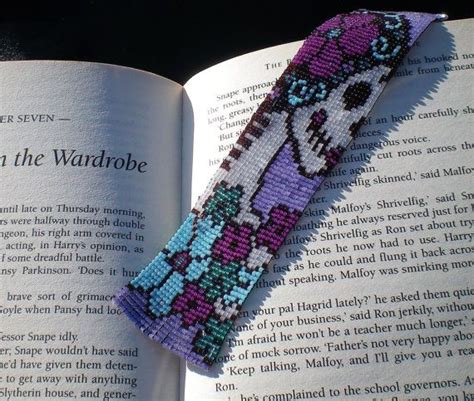 T For Her Sugar Skull Bookmark Calavera Candy Skull Etsy