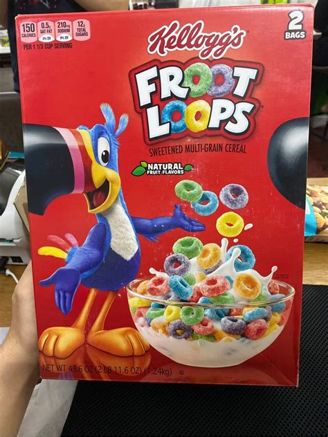 Kelloggs Froot Loops Ngũ Cốc Két Đỏ 124kg