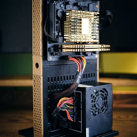 3d Printable Mini Itx Open Frame Desktop Pc Case By S S
