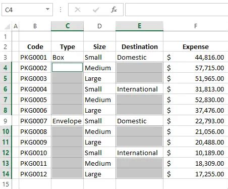 Several Easy Methods To Fill Cells Without Text In Excel Healthy Food Near Me