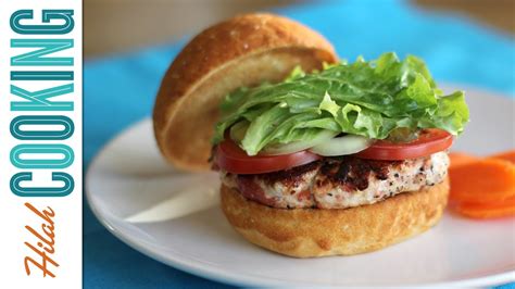 How To Make Turkey Burgers Hilah Cooking YouTube