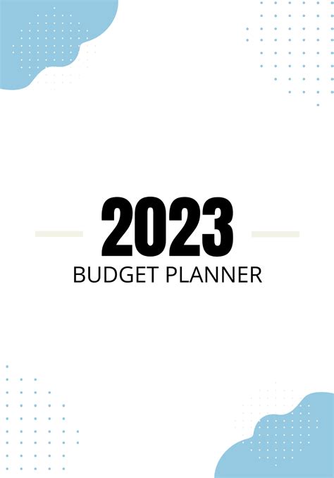 Free 2023 Budget Planner Template To Edit Online
