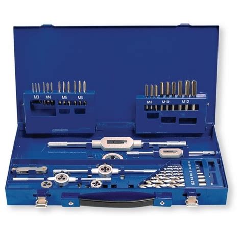 Set De Unelte Pentru Filete Metrice M3 M12 42 Piese Emagro