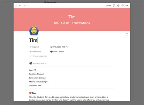 Comprehensive UX UI Design Case Study Notion Template For Designers