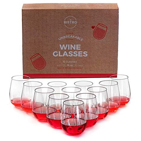 Unbreakable Cocktail Drinking Glasses Shatterproof Tritan Plastic