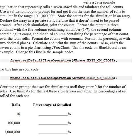 Solved Write A Java Console Application That Repeatedly