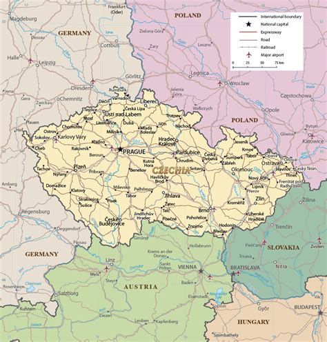 Czech Republic Map - Czechia