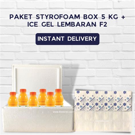 Jual Styrofoam Box 5 Kg Styrofoam Ikan Sterofoam Styrofoam Gabus