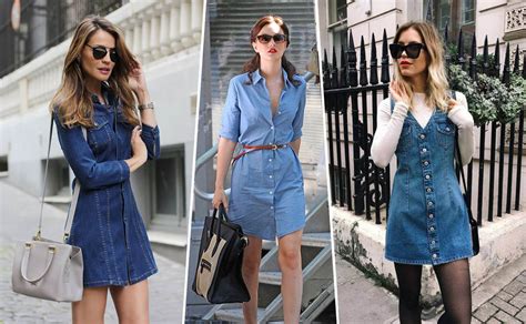 5 tipos de vestidos de mezclilla que están en tendencia
