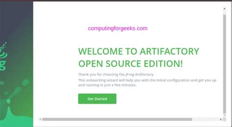 Install Jfrog Artifactory On Centos 8 Rocky Linux 8 Computingforgeeks