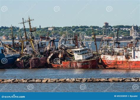 Ship Graveyard In Montevideo Editorial Stock Image Image Of Reef