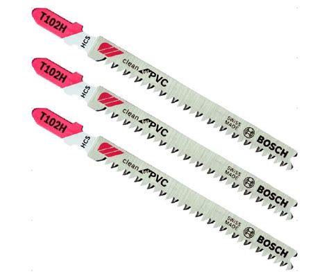 Lâmina Serra Tico Tico Bosch T102H Clean For Pvc 3 Unidades