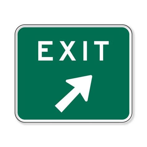 Interstate Exit Sign