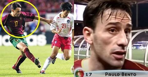 한국은 2002년 월드컵 때 16강 좌절한 포르투갈 선수 벤투의 눈물나는 인터뷰