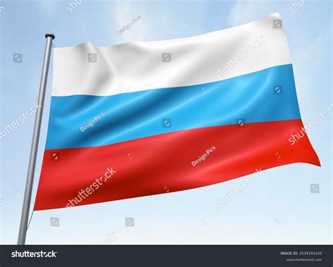 Russian Flag Royalty Free Image Stock Illustration 2539193105 Shutterstock