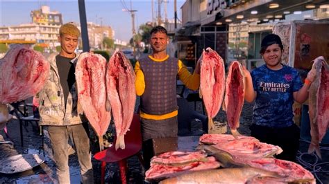 واحد عراق ☝باسم السماك كرادة ساحة كهرمانةمطعم باسم السماج لكافة انواع السمك المسكوف Youtube