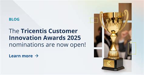 Tricentis The 2025 Tricentis Customer Innovations Awards Are Open For Nominations Are You