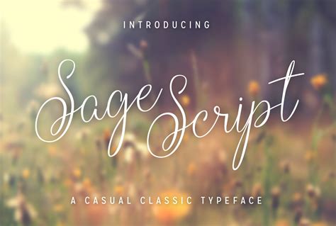 Sage Script By Melissa Moyle Thehungryjpeg