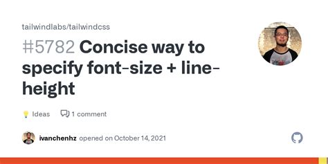 Concise Way To Specify Font Size Line Height Tailwindlabs