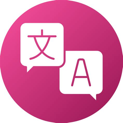 Language Generic Flat Gradient Icon