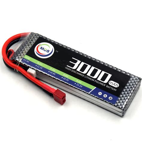 Mos 2s Rc Lipo Battery 74v 3000mah 40c Li Po Batteries For Rc Airplane