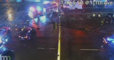 Next Drive Crash With Injuries Backs Up Traffic In Blaine Cbs Minnesota