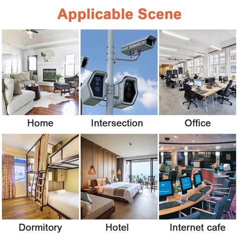 Poe 6 Port Switch 10m 100m Switch Til Ip Kamera Ie Grandado