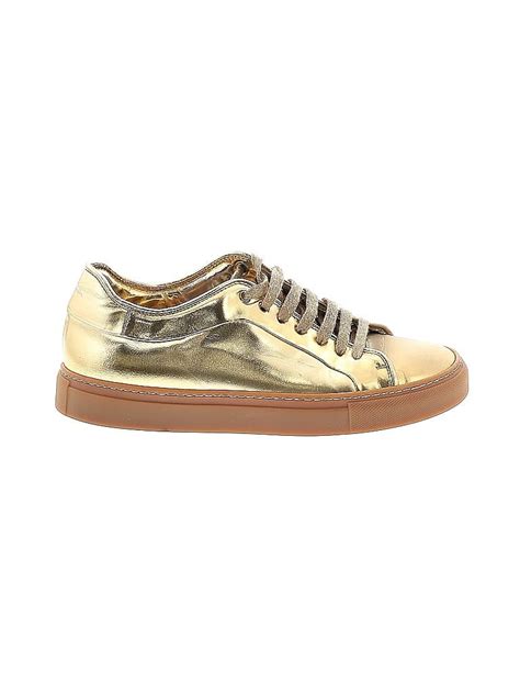 Paul Smith Metallic Gold Sneakers Size 37 Eu 79 Off Thredup