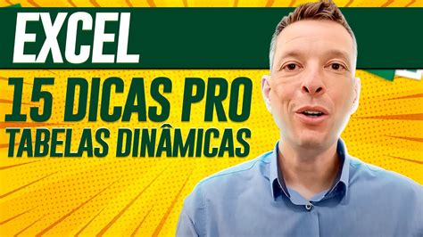 Como Criar Tabelas Din Micas Mais Bonitas No Excel Youtube