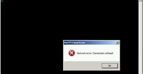 Konfigurasi Dan Troubleshoot Putty Fatal Error Network Error