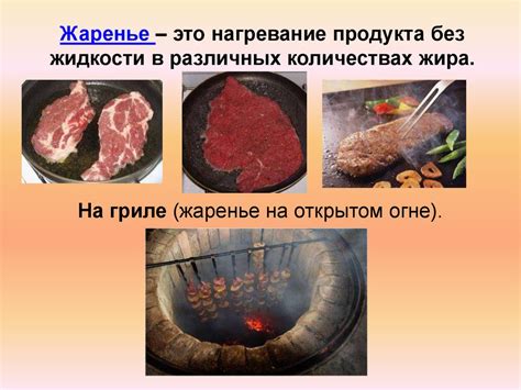 Виды мяса и мясных продуктов Технология приготовления блюд из мяса